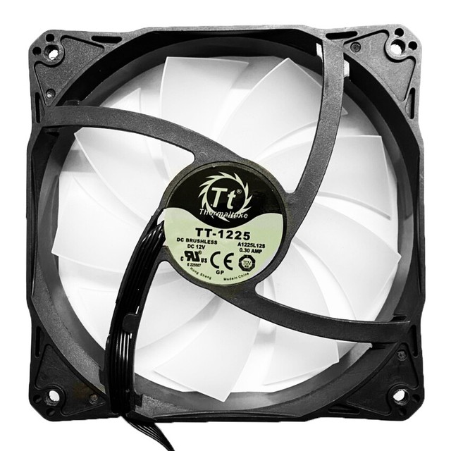 Thermaltake Tt-1225 120mm 3-pin A1225l12s Computer Case Fan for sale ...
