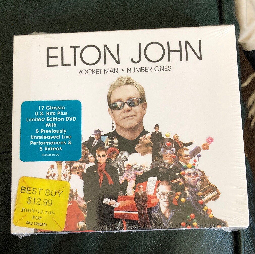 Rocket Man: Number Ones [CD/DVD] [Limited] by Elton John (CD, Mar-2007 ...