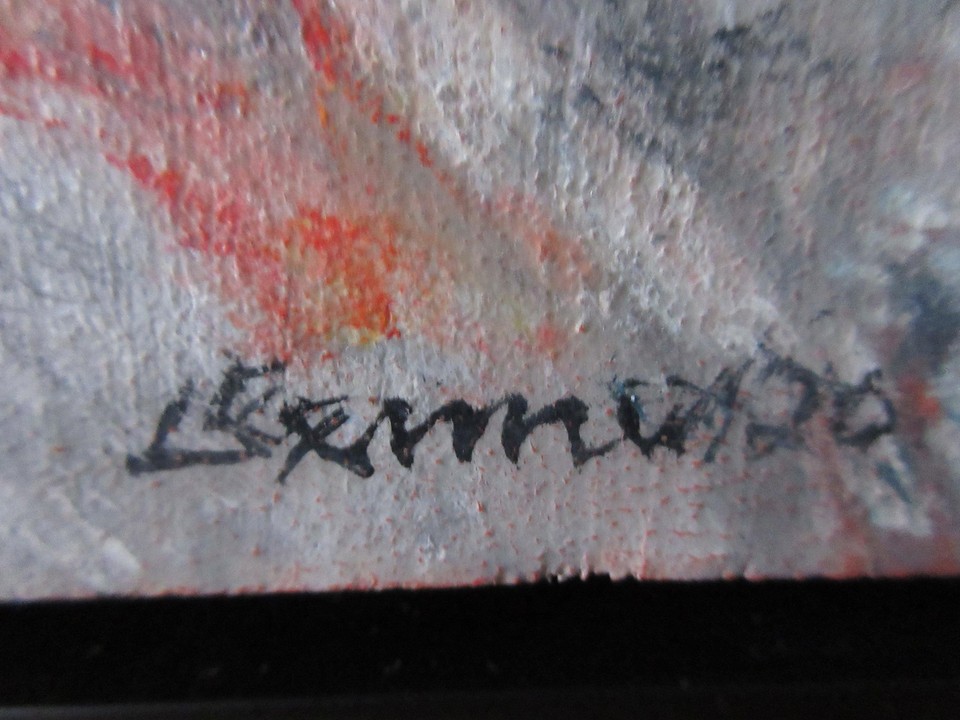 Lloyd Bennett, Fluss Divide,Öl Auf Panel, Unterzeichnet L R. Und ...