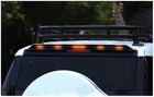 Black Roof Spoiler Tail Lip Wing Bar With LED For Toyota FJ Cruiser ...
