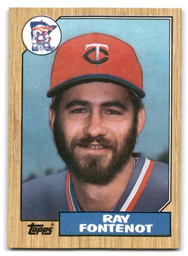 Ray Fontenot 1987 Topps #124 Minnesota Twins BASEBALL | eBay