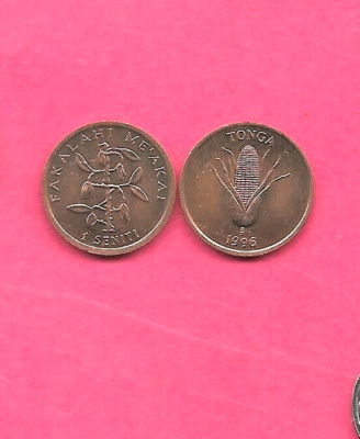 TONGA KM66 1996 1 SANITI UNCIRCULATED-UNC MINT MODERN RECENT WFD COIN ...