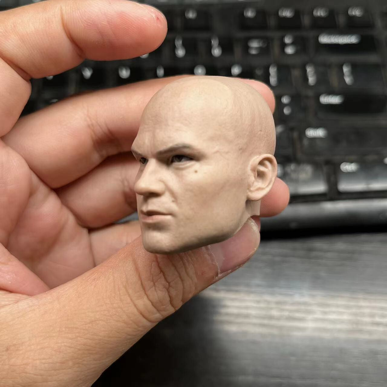 1:6 Agent Killer Man Head Sculpt Model Fit 12'' Male Action Figure Body ...