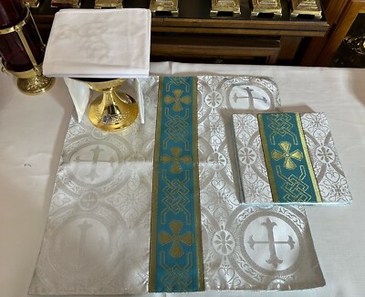 WHITE CHALICE VEIL AND BURSE SET | eBay