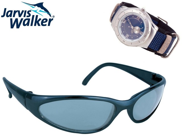 2x Jarvis Walker Polarized Sunglasses & Watch Pack- Great Gift Idea ...