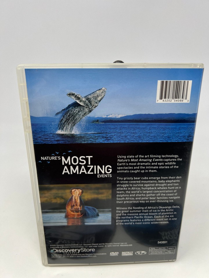 Nature's Most Amazing Events 2-DVD OOP 2009 Discovery Channel Animals ...