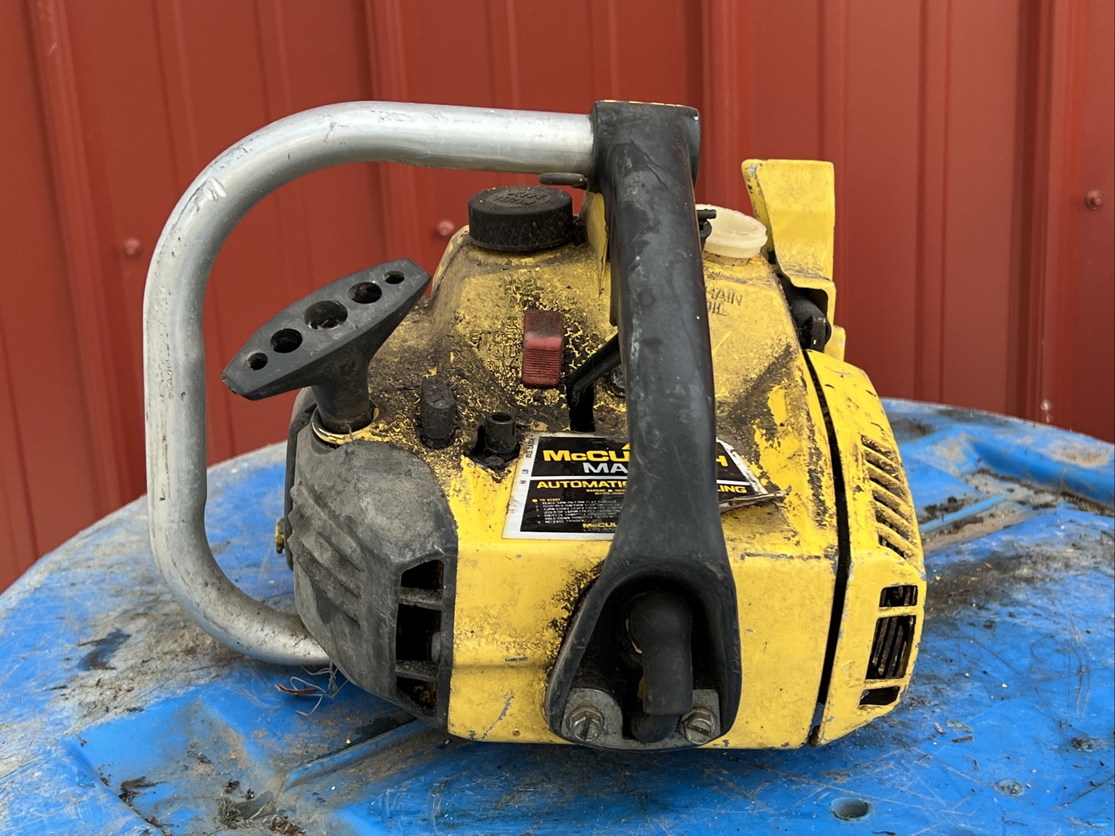 Vintage McCulloch - Mac 110 Chainsaw Chain Saw with Bar | eBay