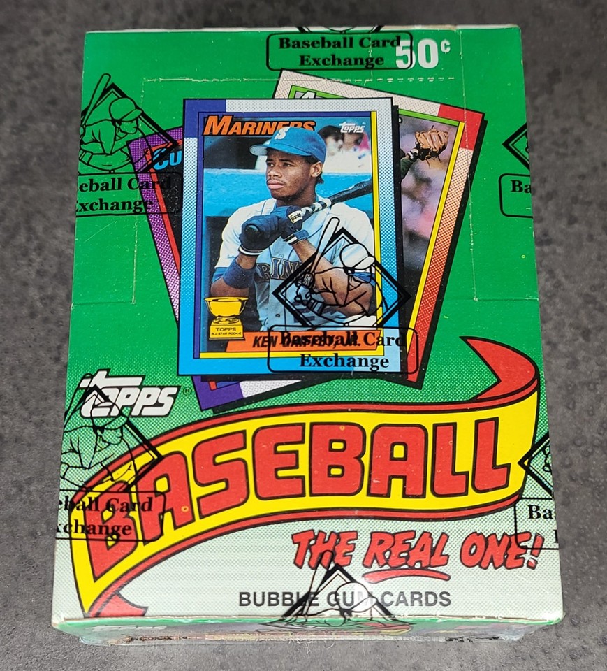 1990 Topps Baseball Wax Box Sealed BBCE | eBay