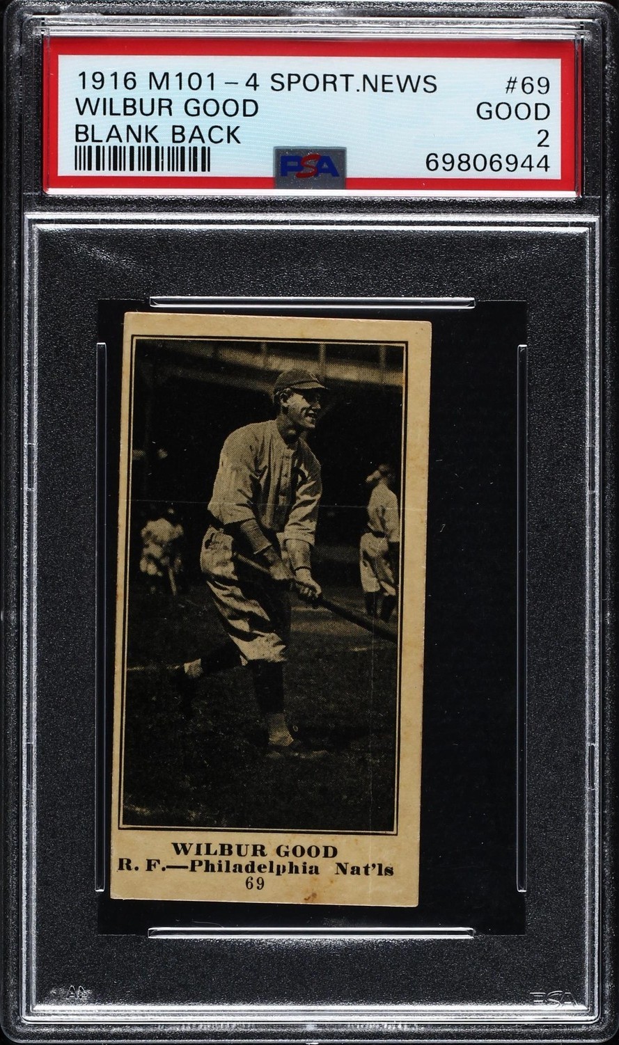 1916 Sporting News - M101-4 Wilbur Good #69 (RC) for sale online | eBay