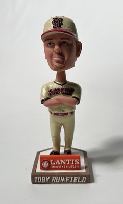 Toby Rumfield Bobblehead River City Rascals Baseball Team SGA Bobble ...