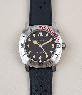 Nivada Grenchen Pacman Depthmaster 42mm 14200A01 Men's Steel Automatic ...