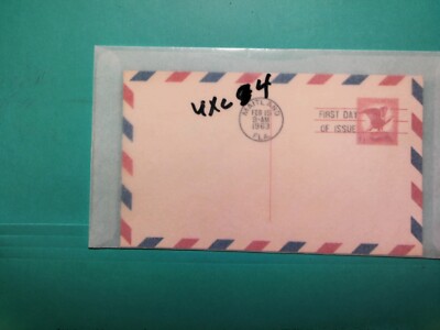 U. S. FDC UXC4 - Embossed Air Mail Post Card - First day of Issue | eBay