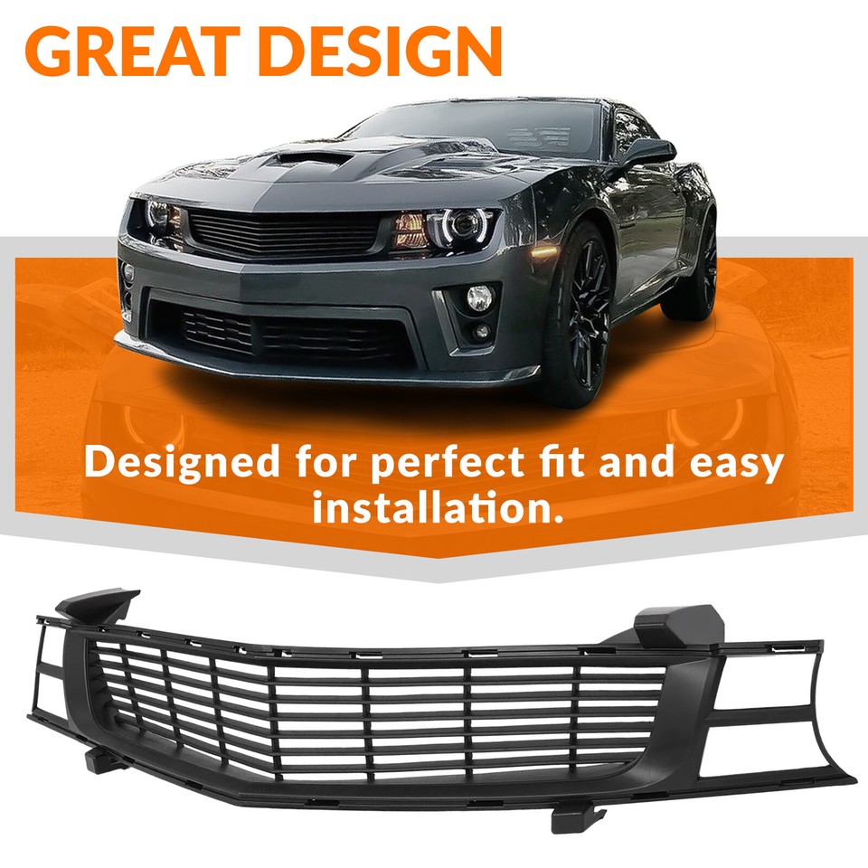 Fits 2010-2015 Chevrolet Camaro SS LT ZL1 92243533 Front Bumper Grille ...
