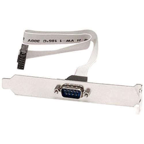 Supermicro 9-pin Serial Port Cable with Low-Profile Bracket - DB-9 Male ...
