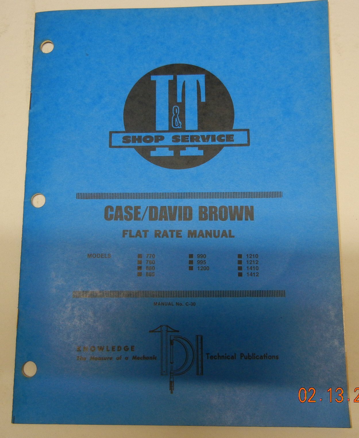 Case/David Brown, C-29 and C-30 I&T Flat Rate Manuals, Quantity of 2 | eBay