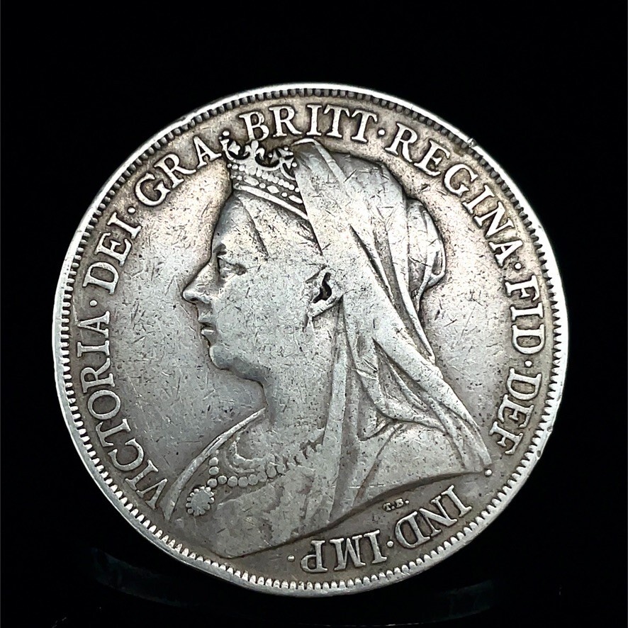 Great Britain 1899 LXII .925 Silver Crown Queen VICTORIA XF Coin KM#783 Rare | eBay