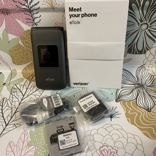 Verizon Wireless FreeTel Etalk Prepaid Flip Phone - vzw-kazf019pp for ...