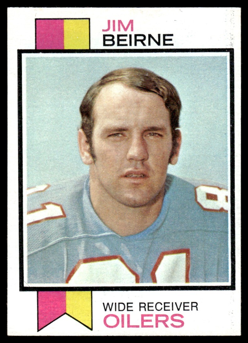 1973 Topps Jim Beirne Houston Oilers #439 | eBay