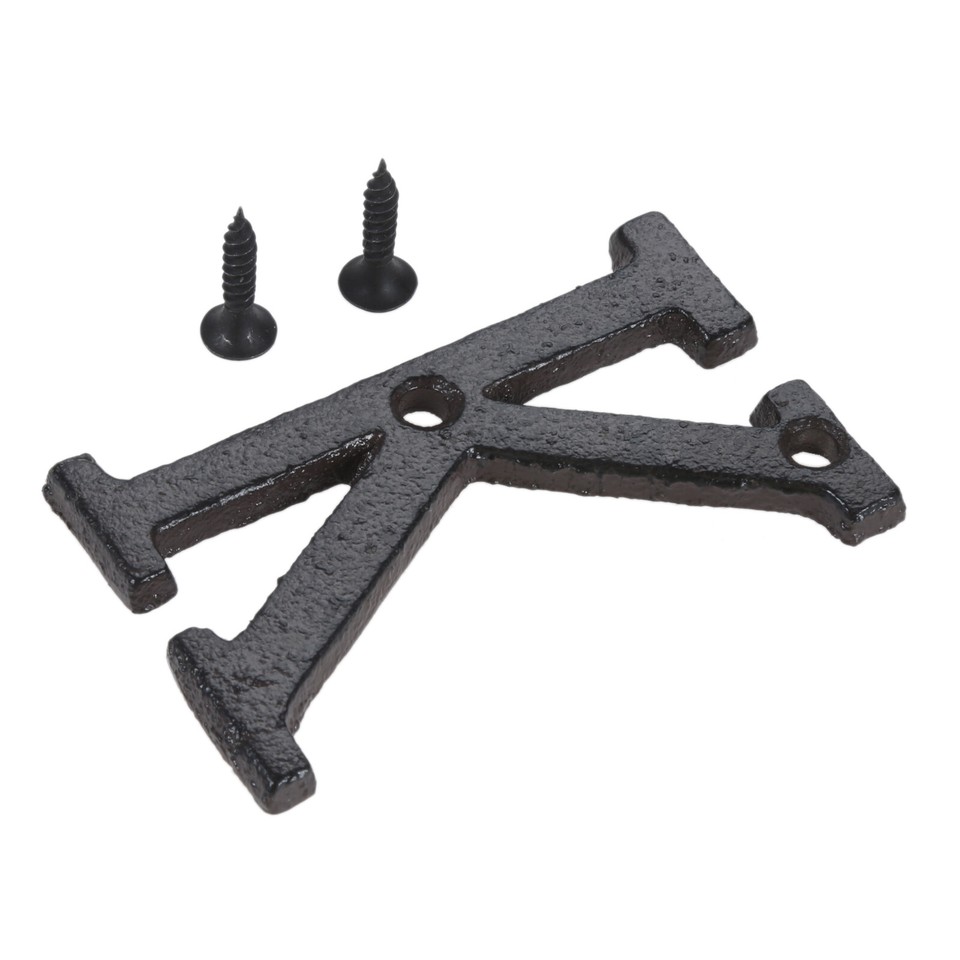 Iron Cast Letters Metal Alphabet Retro Metal Letters House Shop Address ...