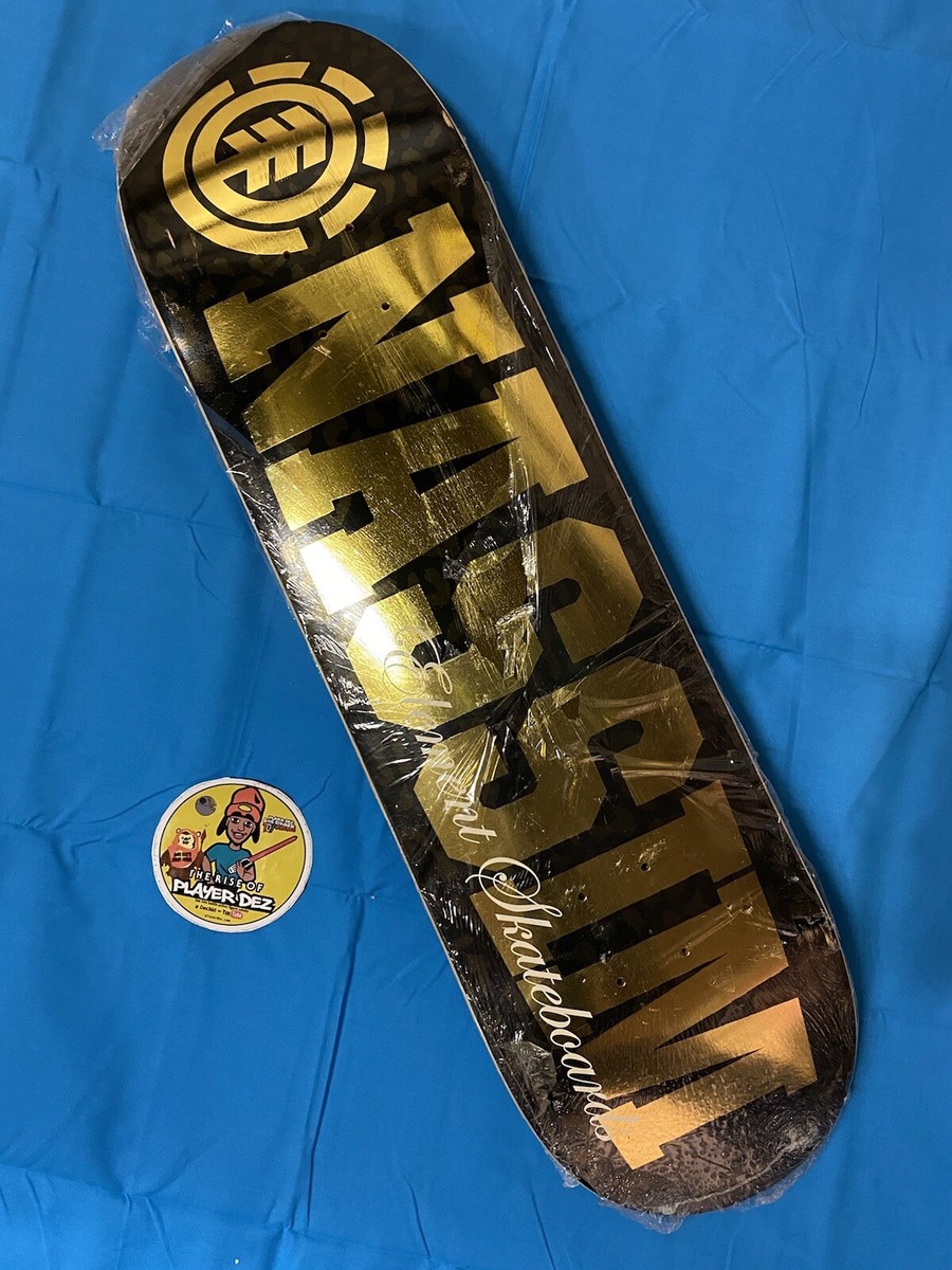 Skateboard Elemento Blu Urban Blue 38" Kicktail Longboard Blue Icon,