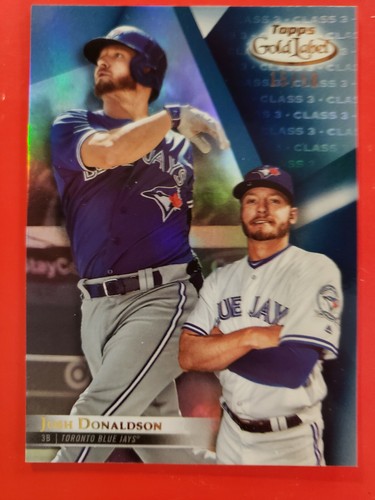 2018 GOLD LABEL JOSH DONALDSON CLASS 3 #'D 15/50 BLUE | eBay
