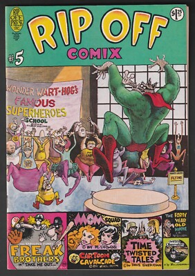 Rip Off Press RIP OFF COMIX No. 5 (1979) Freak Brothers! VF+ | eBay