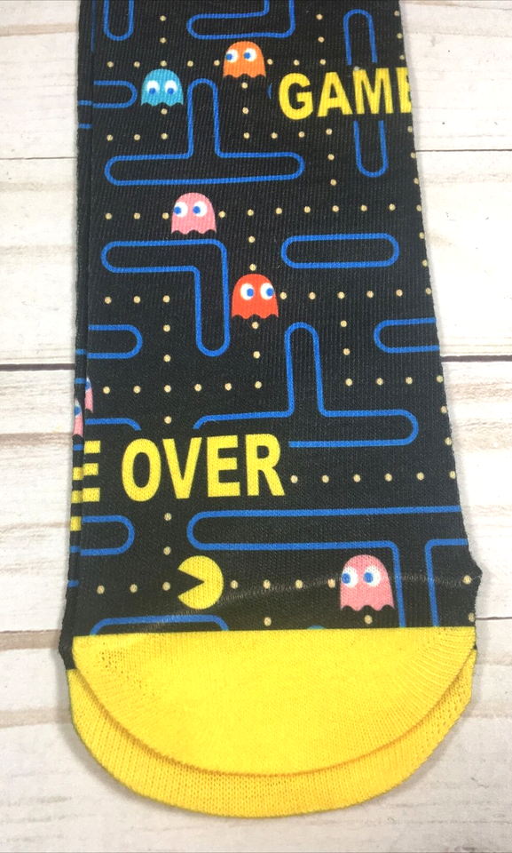 Pac-Man Crew Socks Adult Arcade Video Game One Size Bandai Namco NEW | eBay