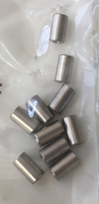 [10 Pack] Female Threaded 1/8” Round Standoffs 7/32” Long #0-80 Thread ...