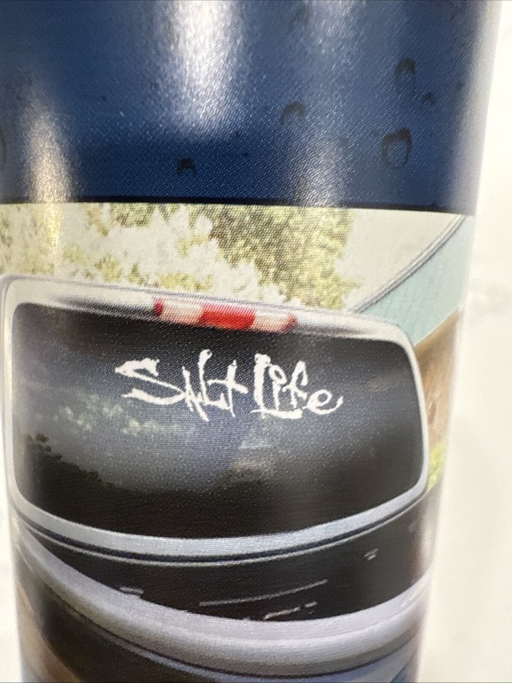 Salt Life Decal - 24" Large Surface Mount Sticker - Signature - Black ...
