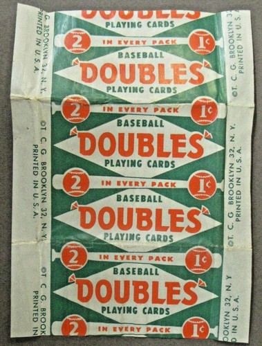 1951 Topps DOUBLES 1 Cent Wrapper for baseball cards | eBay