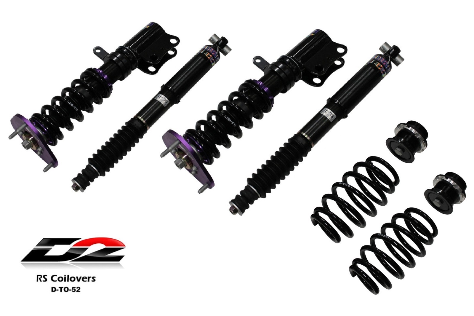 D2 Racing RS Coilovers 36-step Adjustable Shocks For 10-15 Prius D-TO ...