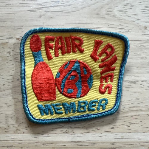 Vintage Youth Bowling Patch YBP Member Fair Lanes Embroidered Patch | eBay