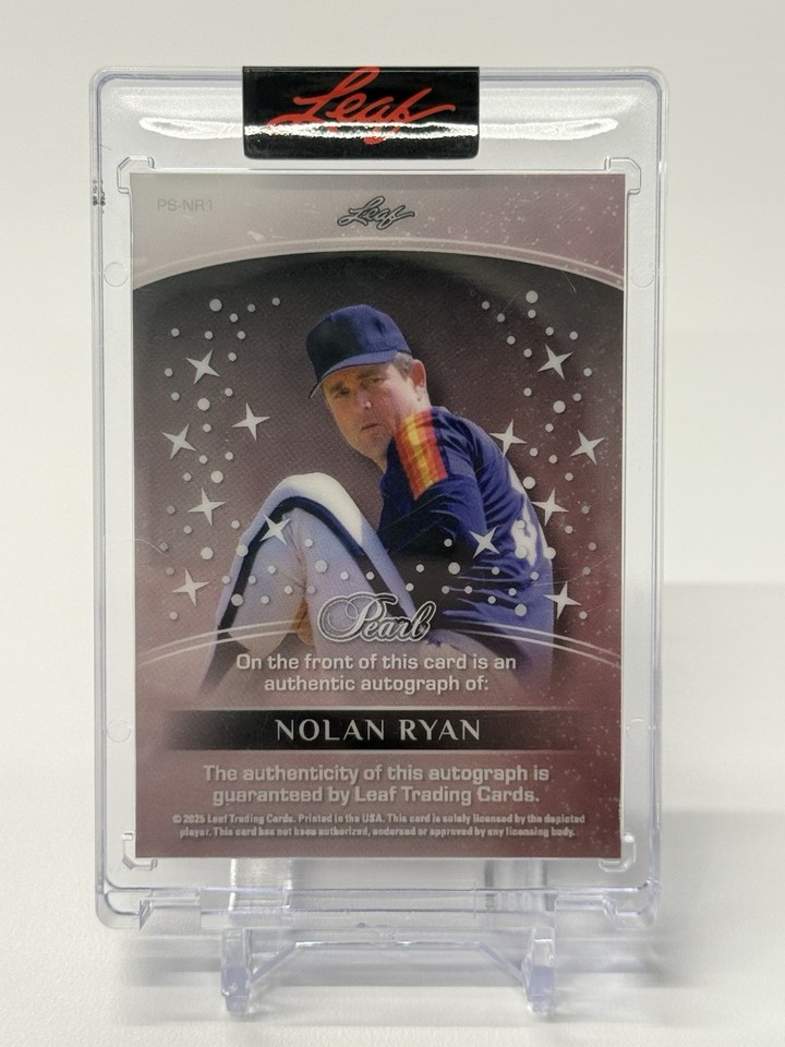 2025 Leaf Pearl Nolan Ryan Rainbow Auto 2/2 Houston Astros | eBay