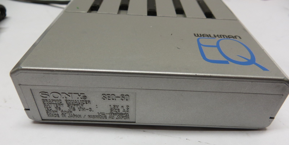 Sony Walkman Graphic Equalizer SEQ-50 Portable for Cassette Player Rare ...
