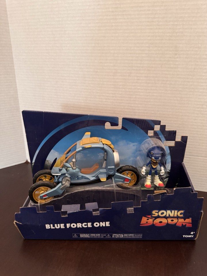 Sonic Boom Blue Force One Vehicle Factory Sealed New Sonic the Hedgehog ...