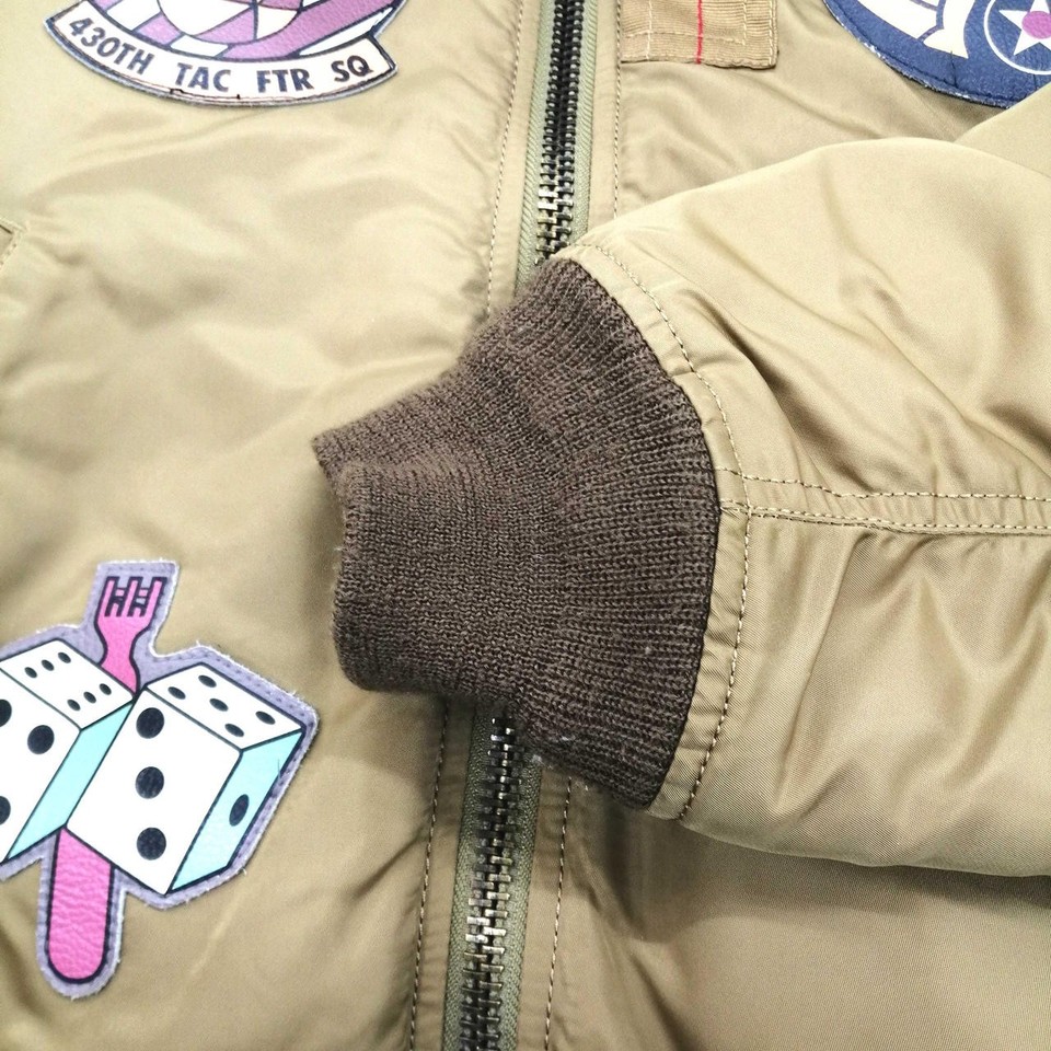 AVIREX MA1 Flight Bomber Jacket Military Style Used | eBay