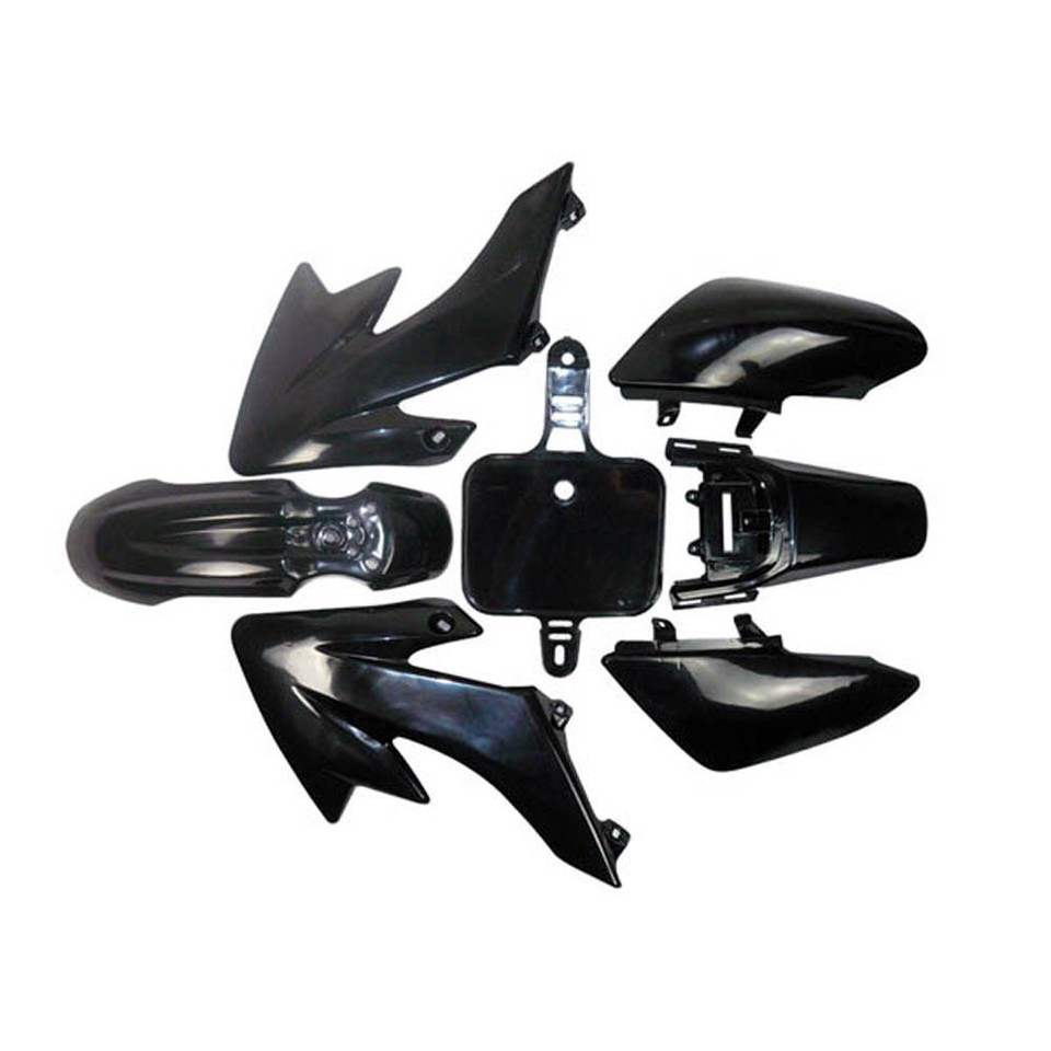 7x Black Plastic Fender & Seat for XR50 CRF50 Atomik Coolster SSR SDG ...