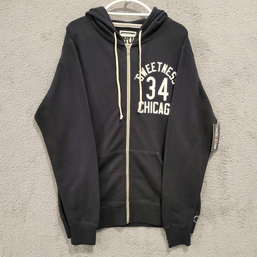Mens XL Walter Payton Roots of Football Full Zip Hoodie BLACK Roots of ...