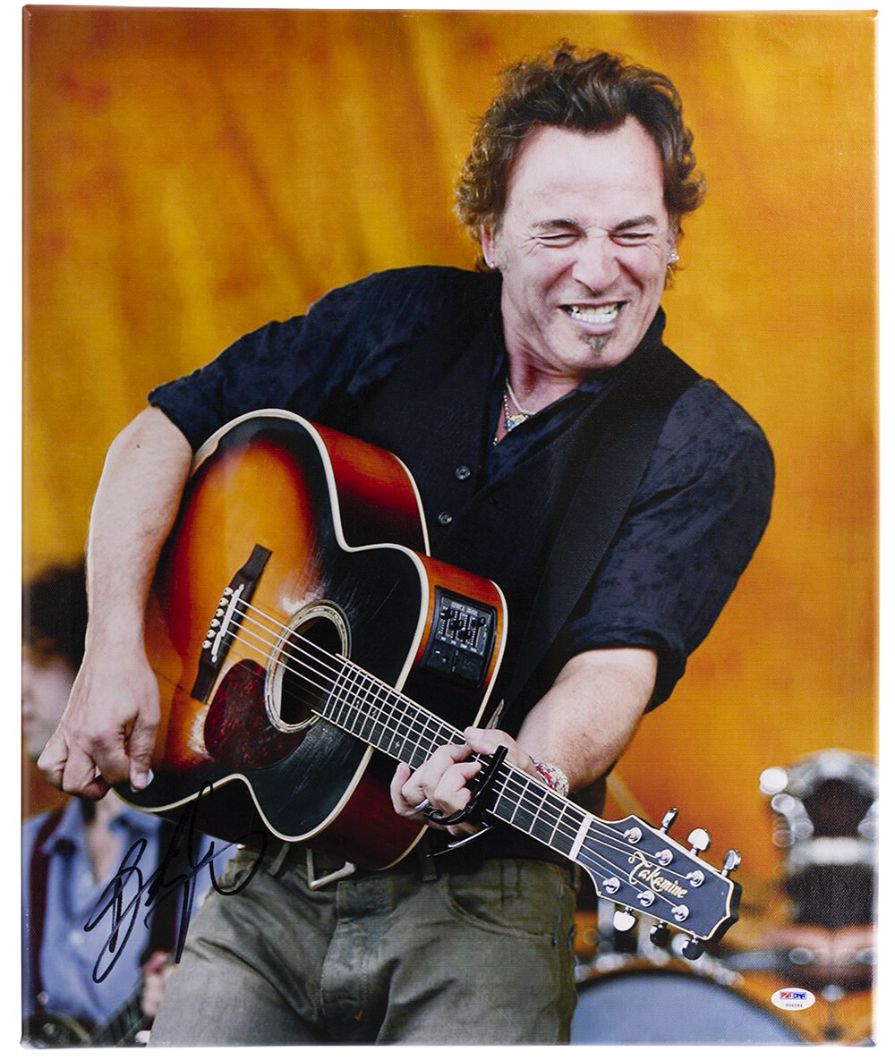 Bruce Springsteen Autographed Memorabilia | Signed Photo, Jersey ...