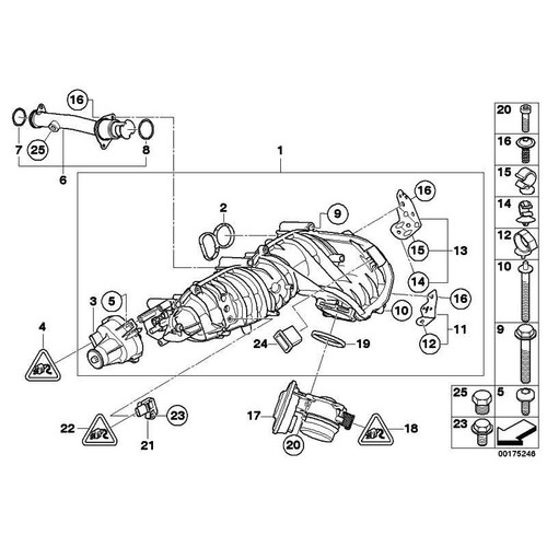 Original BMW 11617801943 - Profildichtung 1er 3er 5er 6er 7er X1 X3 X5 ...