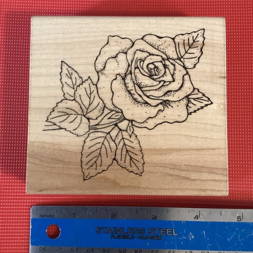 G1, F.R.L. Design Co. Rubber Stamps, Lovely Large Rose Stamp | eBay