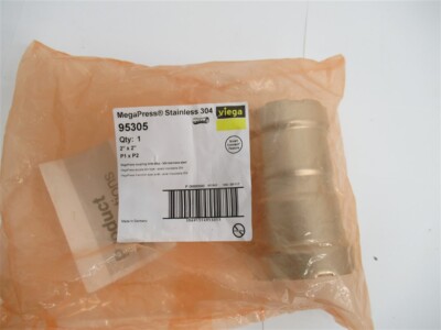 Viega 95305 , 2" MegaPress 304 Coupling P x P | eBay