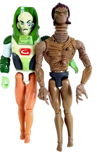 Horror Action Figures Max Steel BioSnake & Professor Gangrene Rotating ...