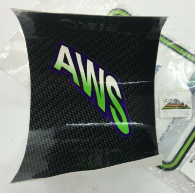 OEM ARCTIC CAT 3611-294 SNOWMOBILE SKI SPINDLE AWS RH DECAL 1999 TRIPLE ...
