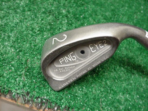 Ping Eye 2 Stainless 2 Iron Square Grooves Black DOT Steel Stiff Flex ...