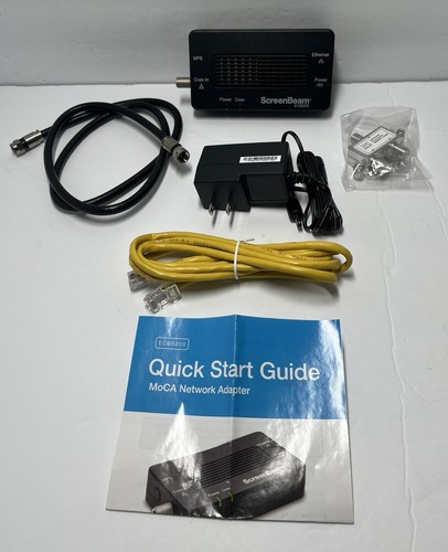 ScreenBeam Bonded MoCA 2.0 Network Adapter for High Speed Internet ...