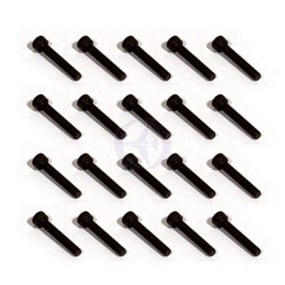 PV0222 Thunder Tiger Screw 4x25 Metric, Isk ,Cylinder Head, Black Tra ...