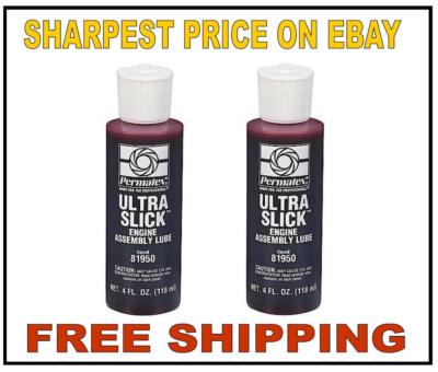 Permatex 81950 ultra slick engine assembly lube oil engine (x2 Bottles ...