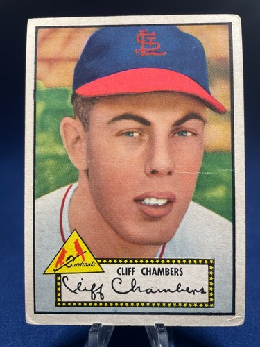 1952 Topps Baseball Card Cliff Chambers #68 St. Louis Cardinals | eBay
