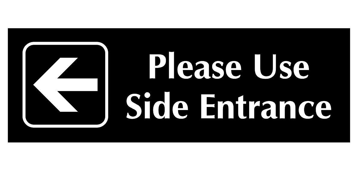 Please Take One Arrow Signs Work House Signs Aluminum Entrance Sign